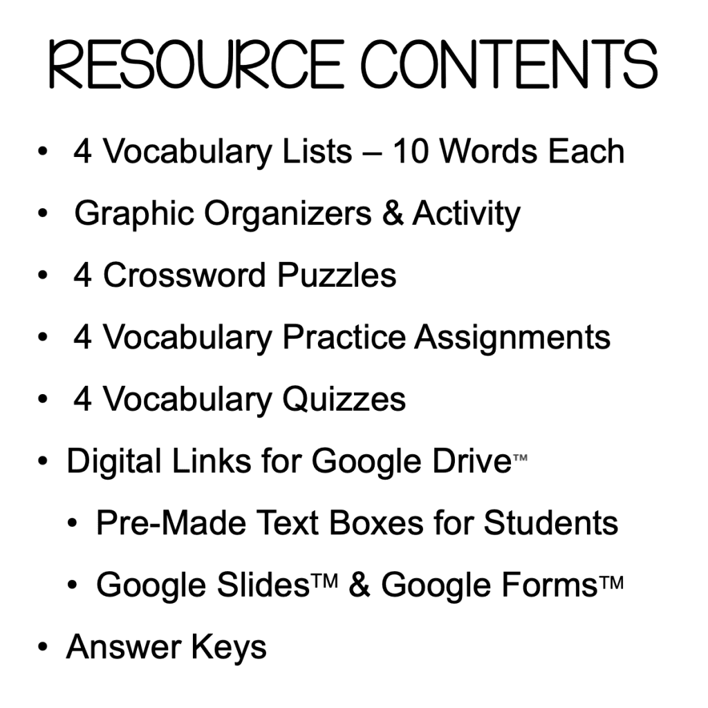 Restart by Gordon Korman Vocabulary | LIT Lessons