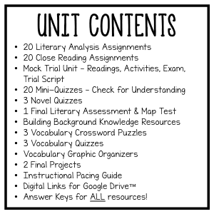 Wolf Hollow Novel Study | LIT Lessons